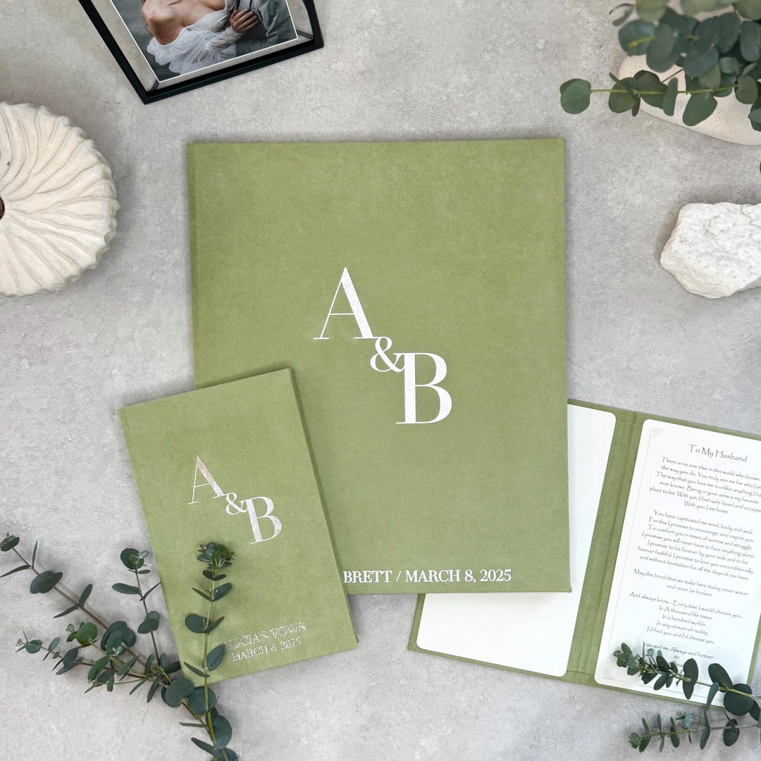 Wedding Celebrant Folder A4 With Vows, Wedding Ceremony Officiant ...