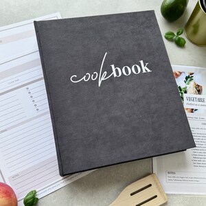 Personalised Recipe Book Binder, Cookbook, Custom A4 4 Ring Binder With ...