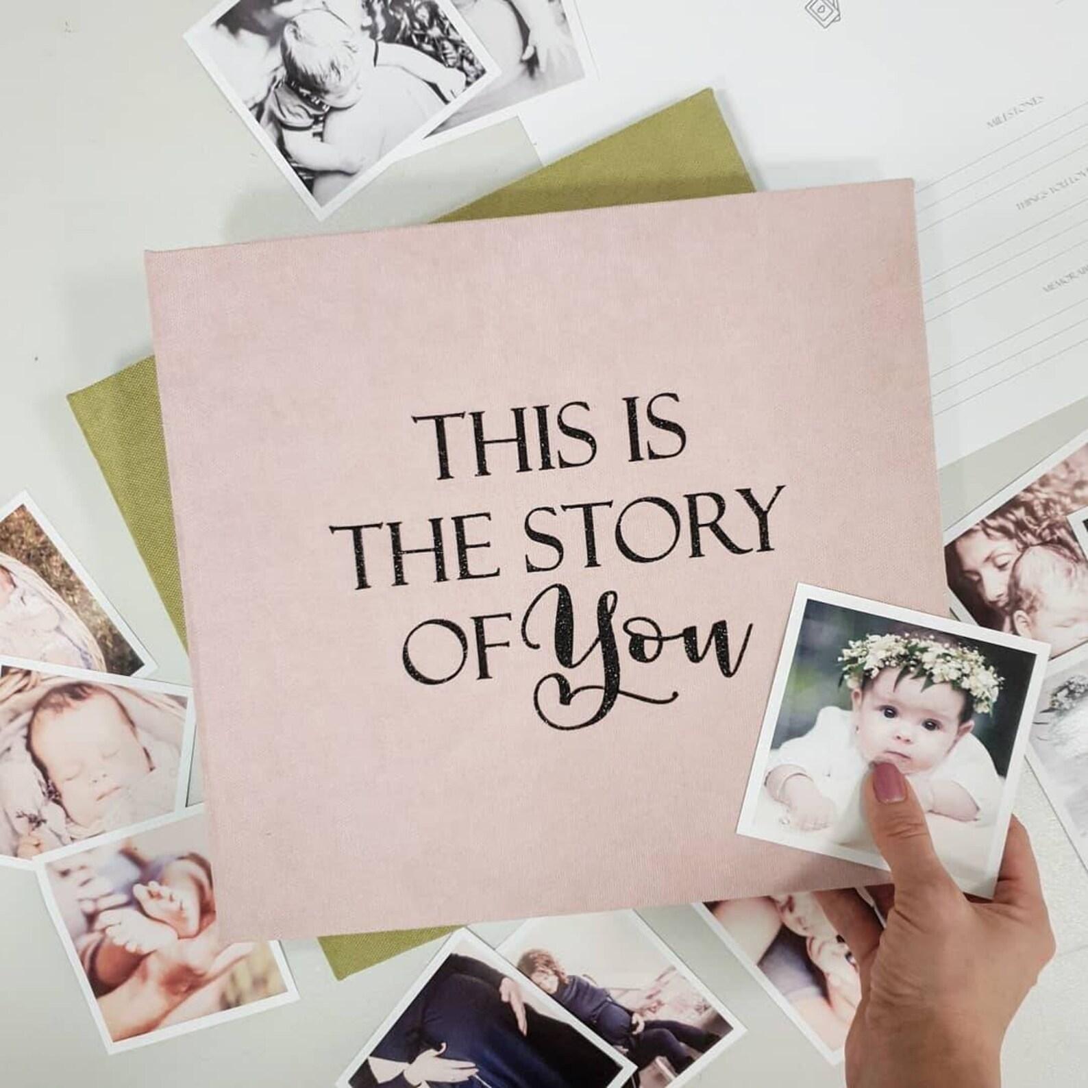 Personalized Baby Memory Book Baby Album Scrapbook | Etsy