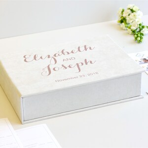 Personalized Wedding Box With Guest Advice Cards Wedding Mad - Etsy