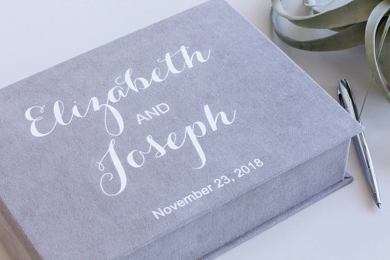 Personalized Wedding box with guest advice cards Wedding mad | Etsy