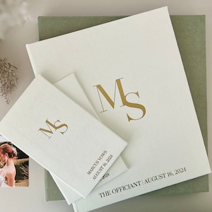 Wedding Celebrant Folder A4 With Vows I Wedding Ceremony Book I Wedding ...