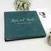 Wedding Guest Book With Gold Lettering Personalized Wedding - Etsy