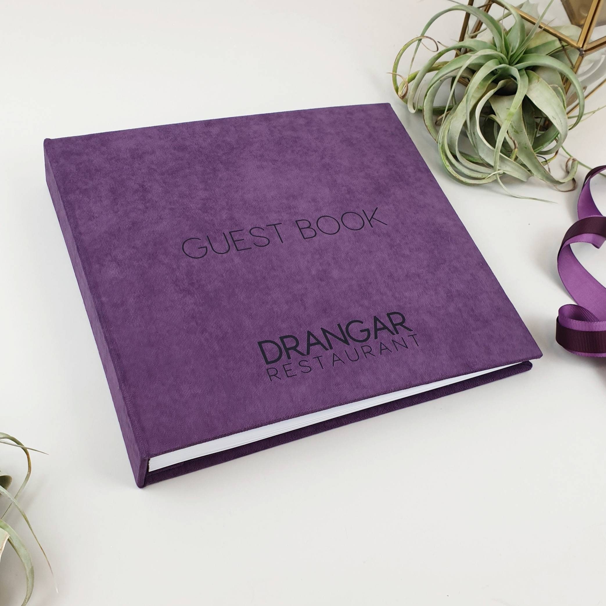 Custom Hotel / Restaurant Guest Book Hotel Sign in Book - Etsy Ireland