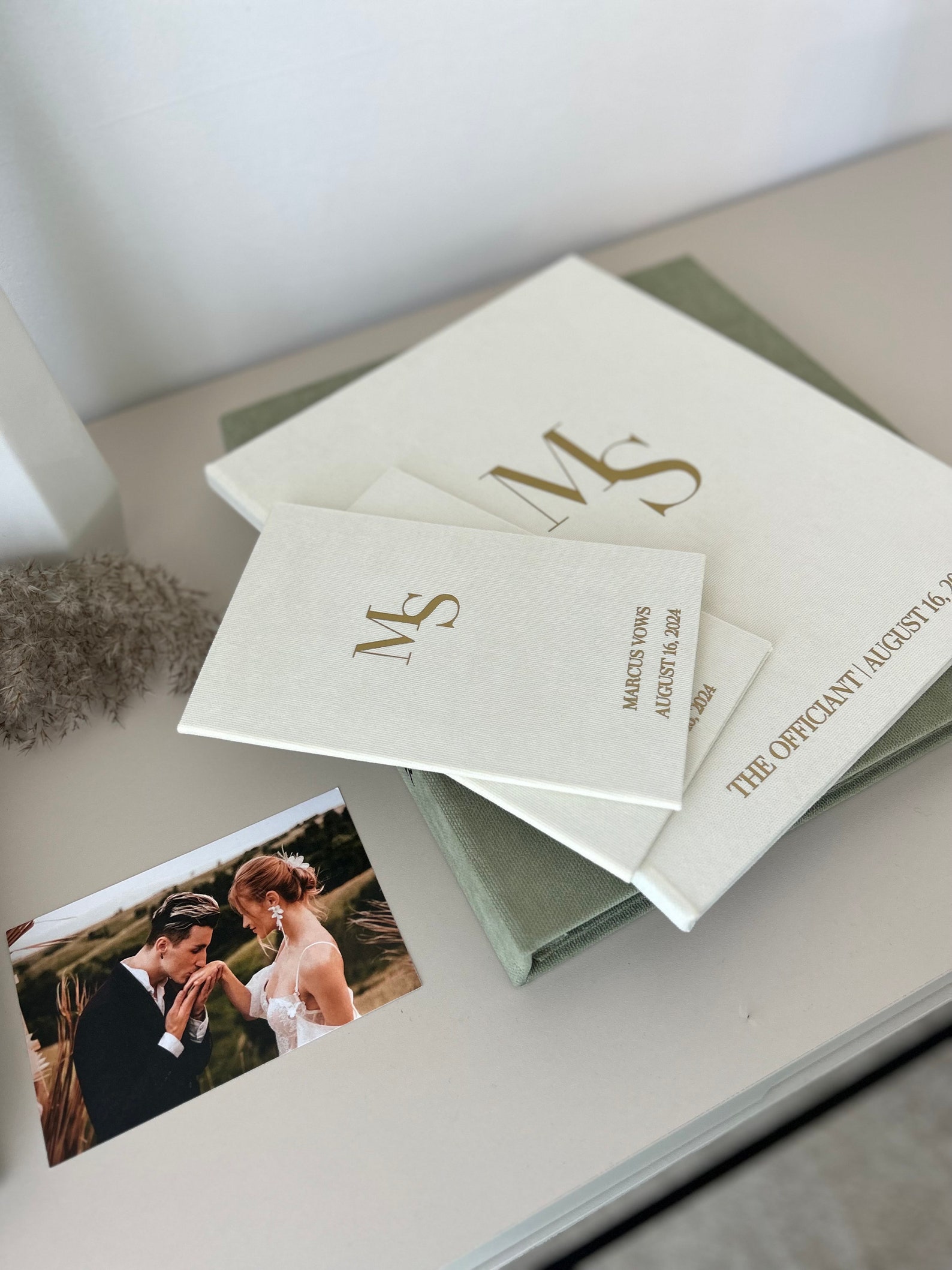 Wedding Celebrant Folder A4 With Vows I Wedding Ceremony Book I Wedding ...