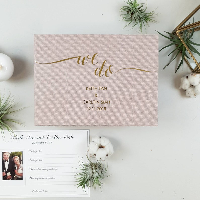 Personalized Wedding Box With Guest Advice Cards Wedding Mad - Etsy