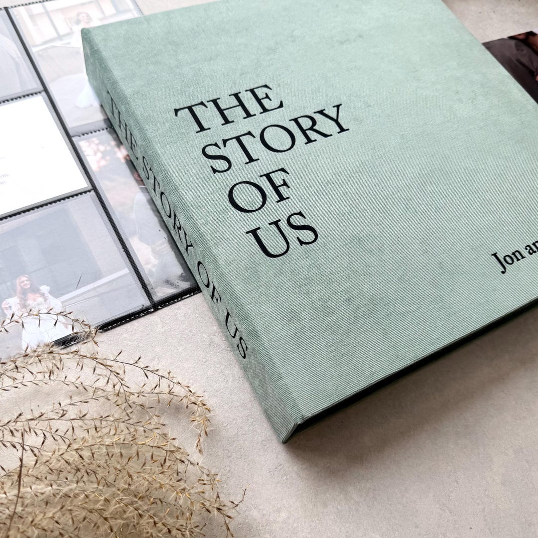 Personalized Slip in Photo Album: Custom Wedding Memory Book (4x6 ...