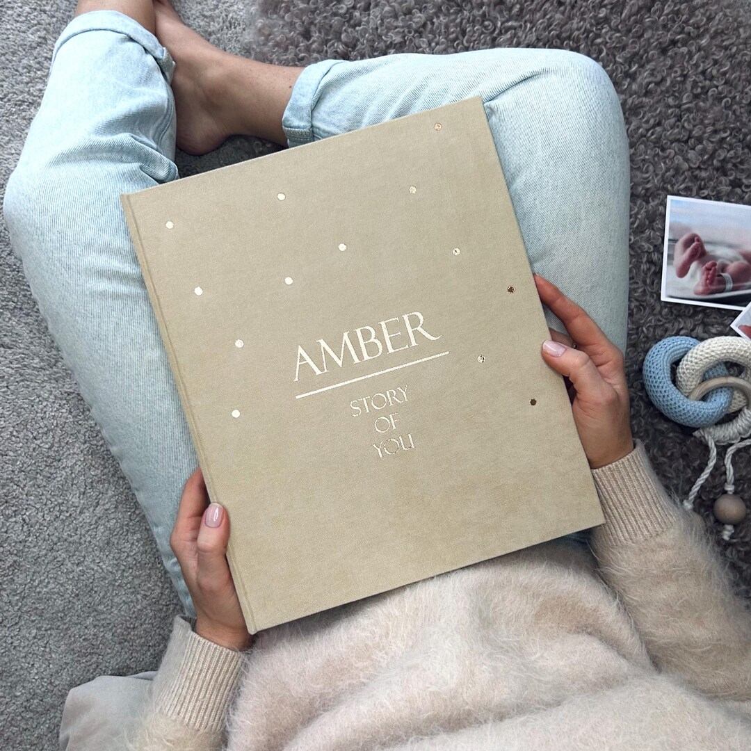 Personalized Baby Book Binder- Custom Baby Memory Book - Perfect Gift ...