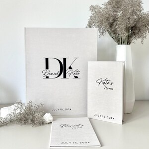 Personalized Wedding Celebrant Folder With Vows | A4 Ceremony Book for ...