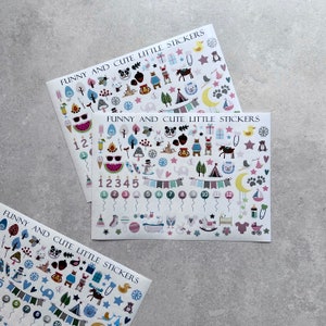 Cute Baby Stickers for First Baby Book, First Year Stickers, Baby Month ...