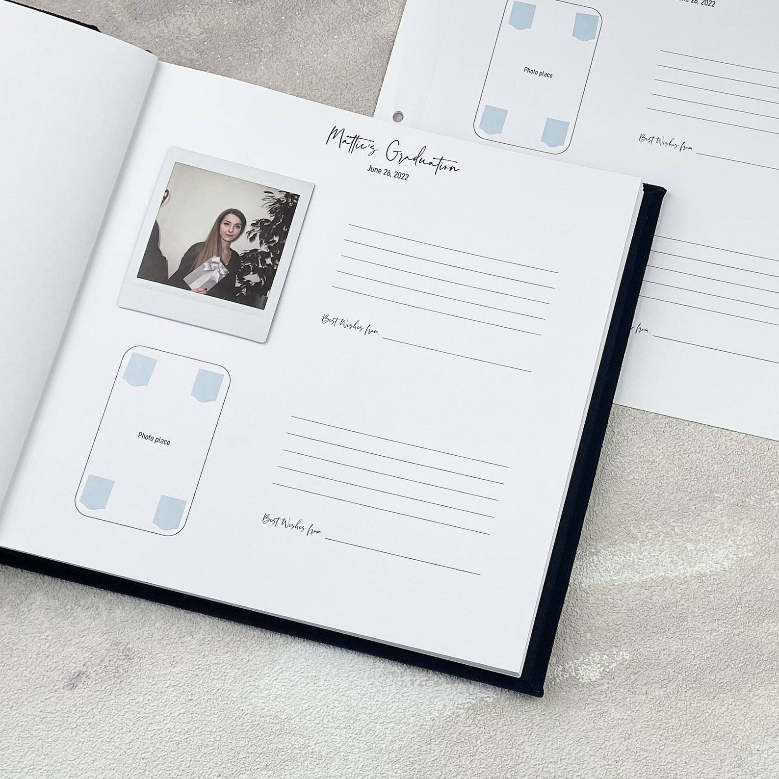 Personalized Graduation Guest Book as Gift Graduation Party - Etsy