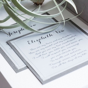 Personalized Wedding Ring Box With Vows and Wedding Ring Pillow Ring ...