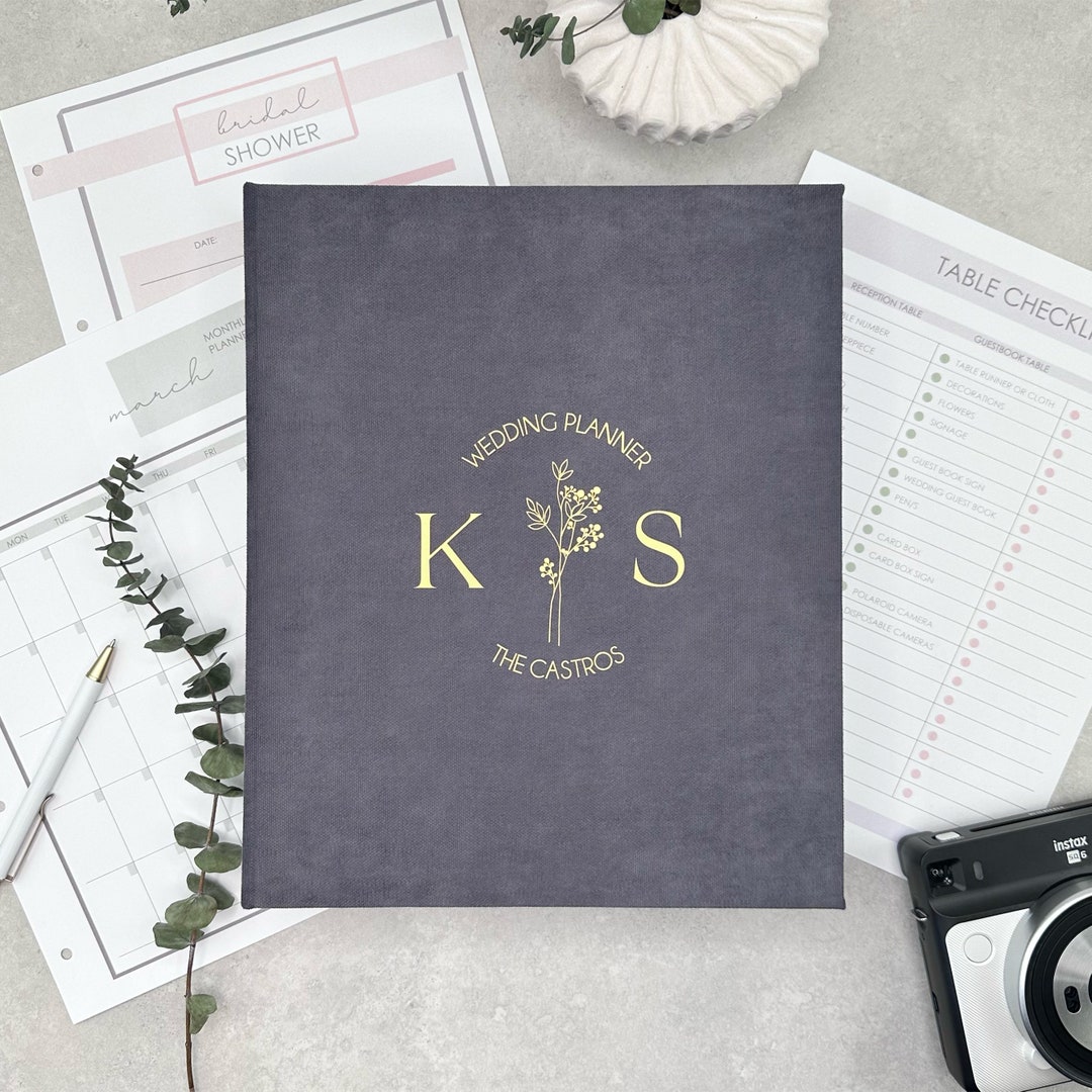Personalized Wedding Planner I Ring Binder Custom Wedding Planning Book ...