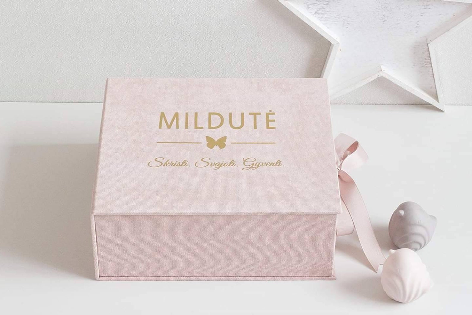 Baby Time Capsule Box With Gold Lettering Large Memory Box | Etsy