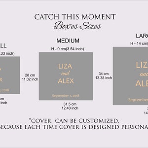 Personalized Baby Keepsake Box With Gold Lettering, Memory Chest ...