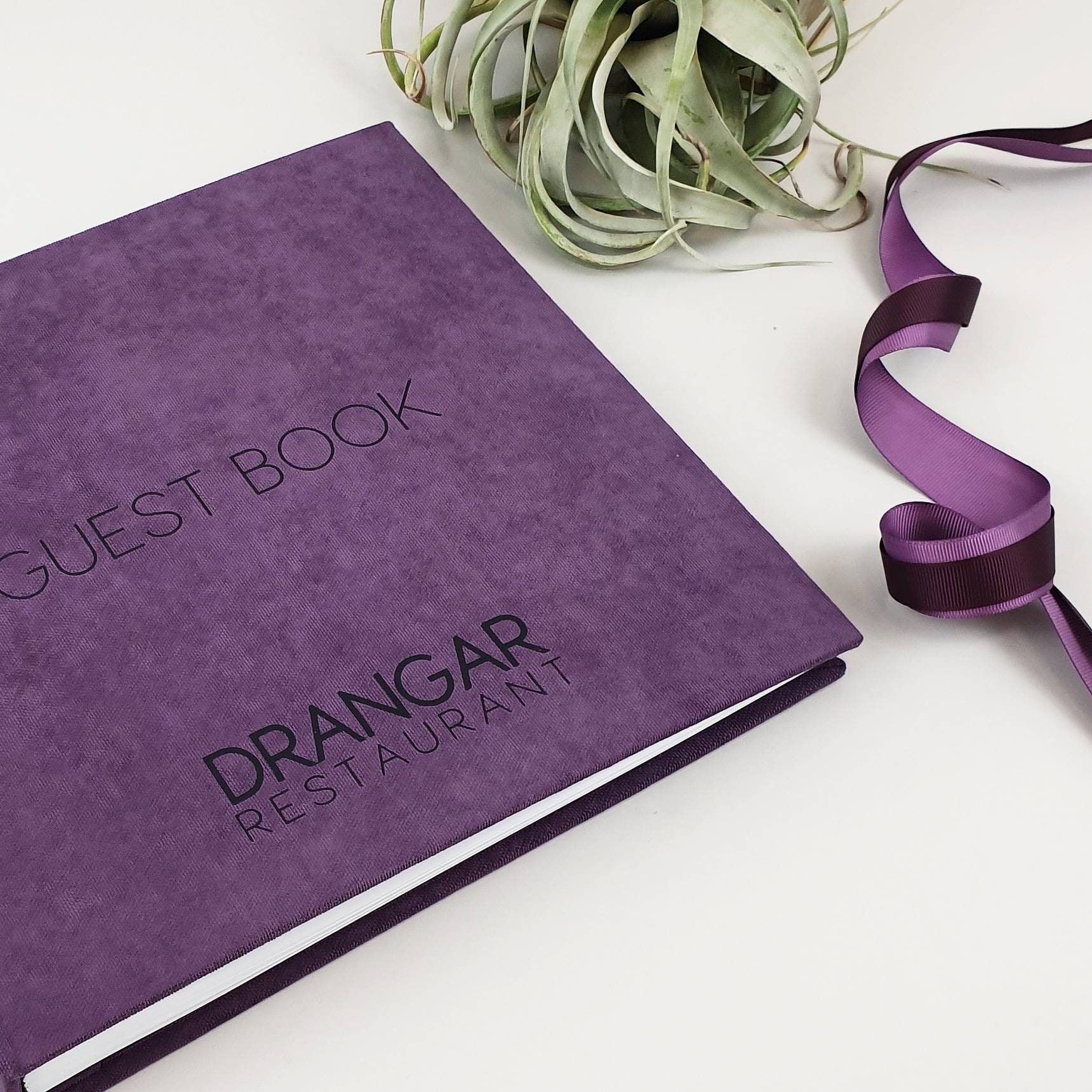 Custom Hotel / Restaurant Guest Book Hotel Sign in Book - Etsy Ireland