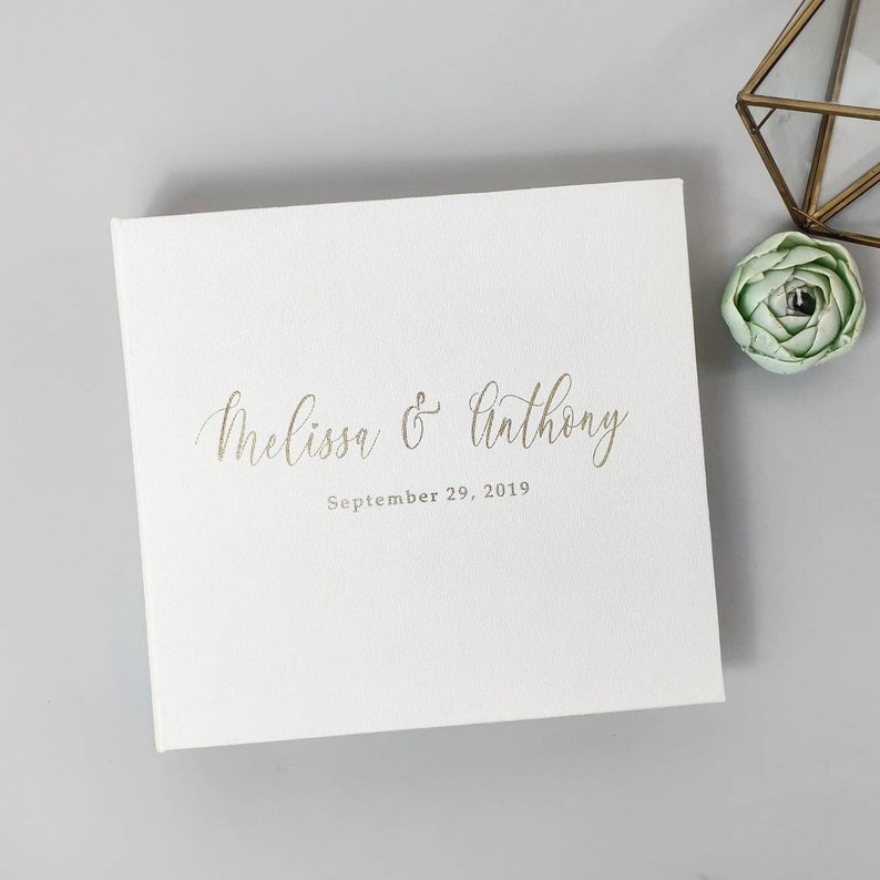 Instax Guest Book White With Foil Gold Lettering Instax Photo - Etsy