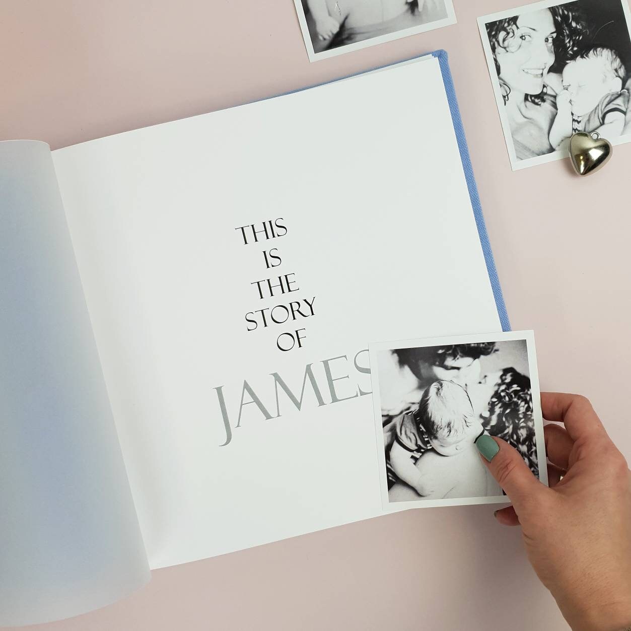 First Year Baby Memory Book as Modern Baby Shower Gift Photo - Etsy