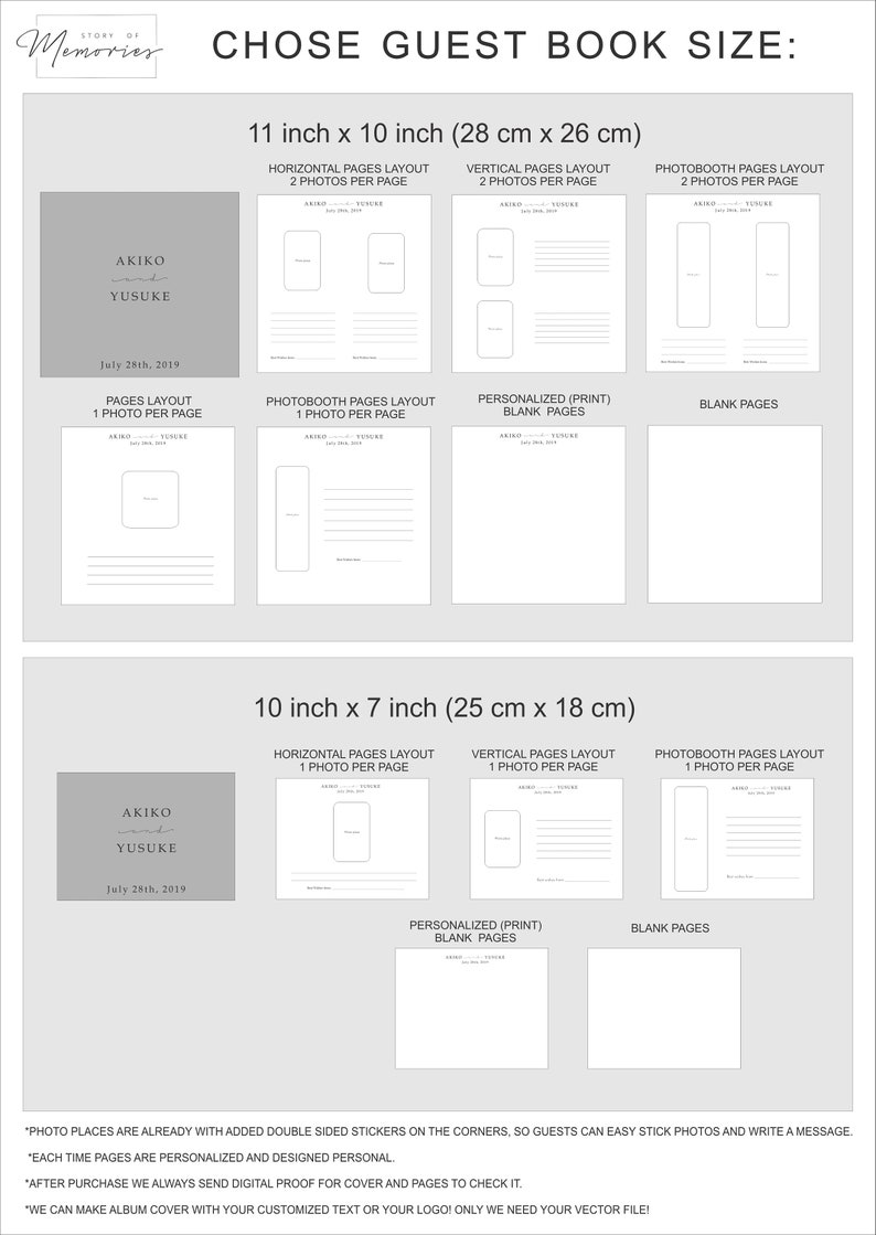 Wedding Album With Matte Gold Lettering Personalized Photo | Etsy