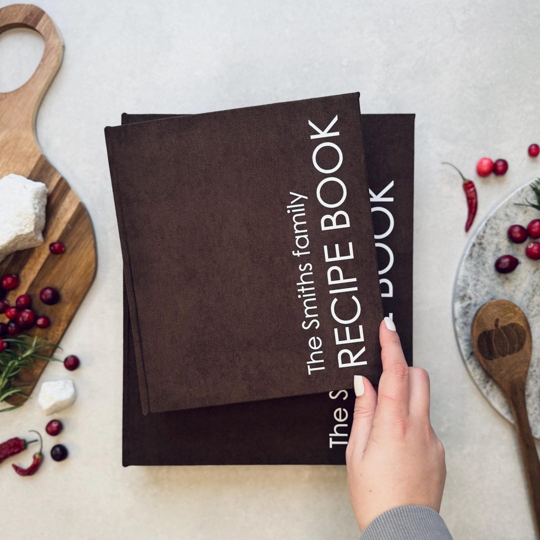 Personalized Recipe Book Binder: Cookbook, Recipe Cards Organizer ...
