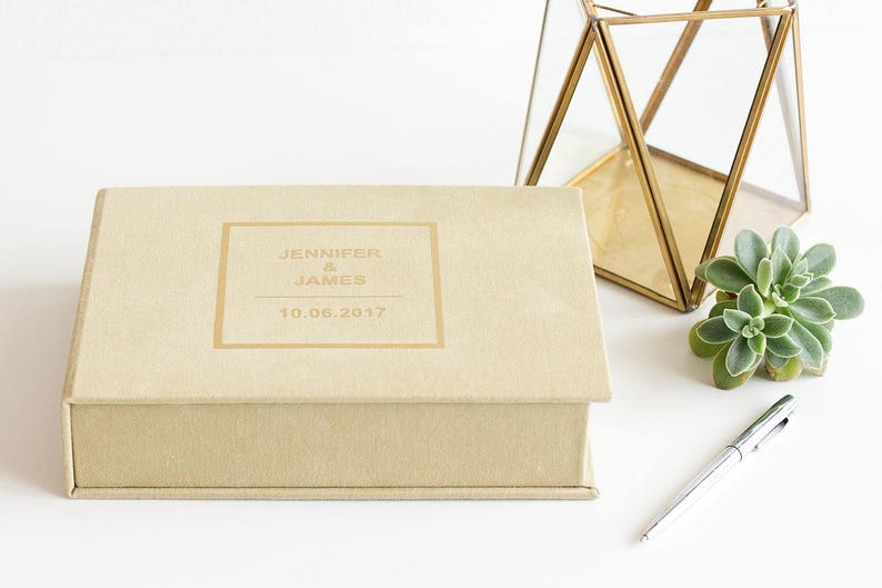 Personalized Wedding Box With Guest Advice Cards Wedding Mad | Etsy