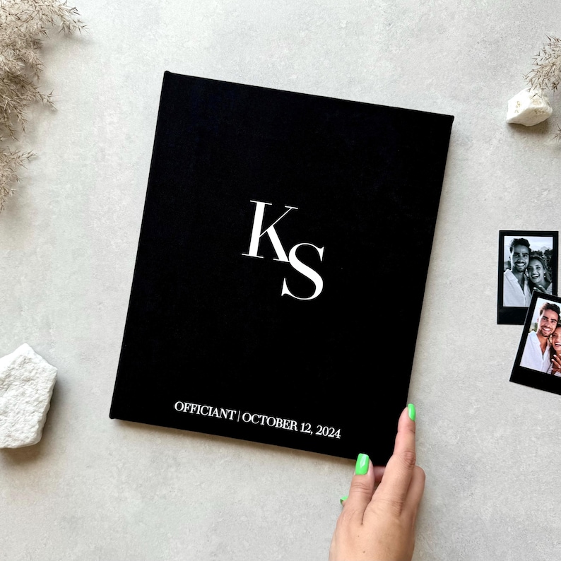 Personalized Wedding Celebrant Folder: Custom Ceremony Book for ...
