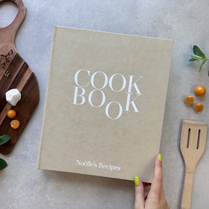 Personalised Recipe Book Binder, Cookbook, Custom A4 4 Ring Binder With ...