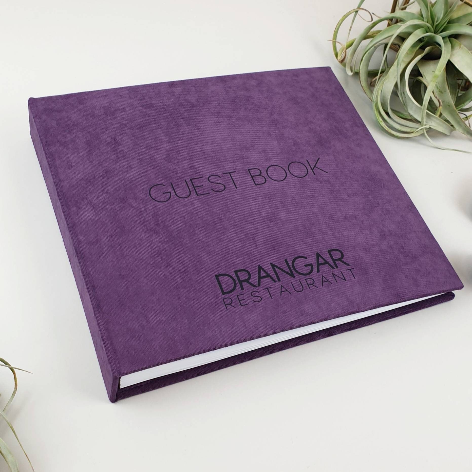 Custom Hotel / Restaurant Guest Book Hotel Sign in Book - Etsy Ireland