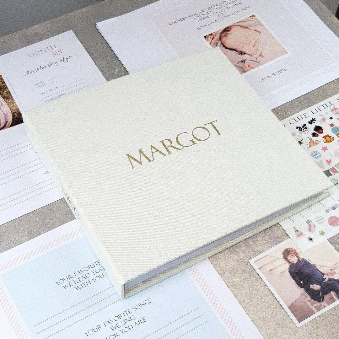 Personalized Baby Memory Book to Capture Every Milestone and Photo From ...
