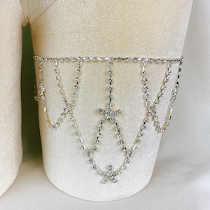 Crystal Thigh Chain / Layered Thigh Chain With Floral Design ...