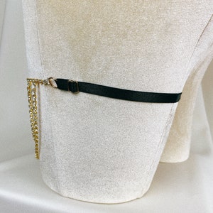 Crystal Thigh Chain / Layered Thigh Chain With Floral Design ...