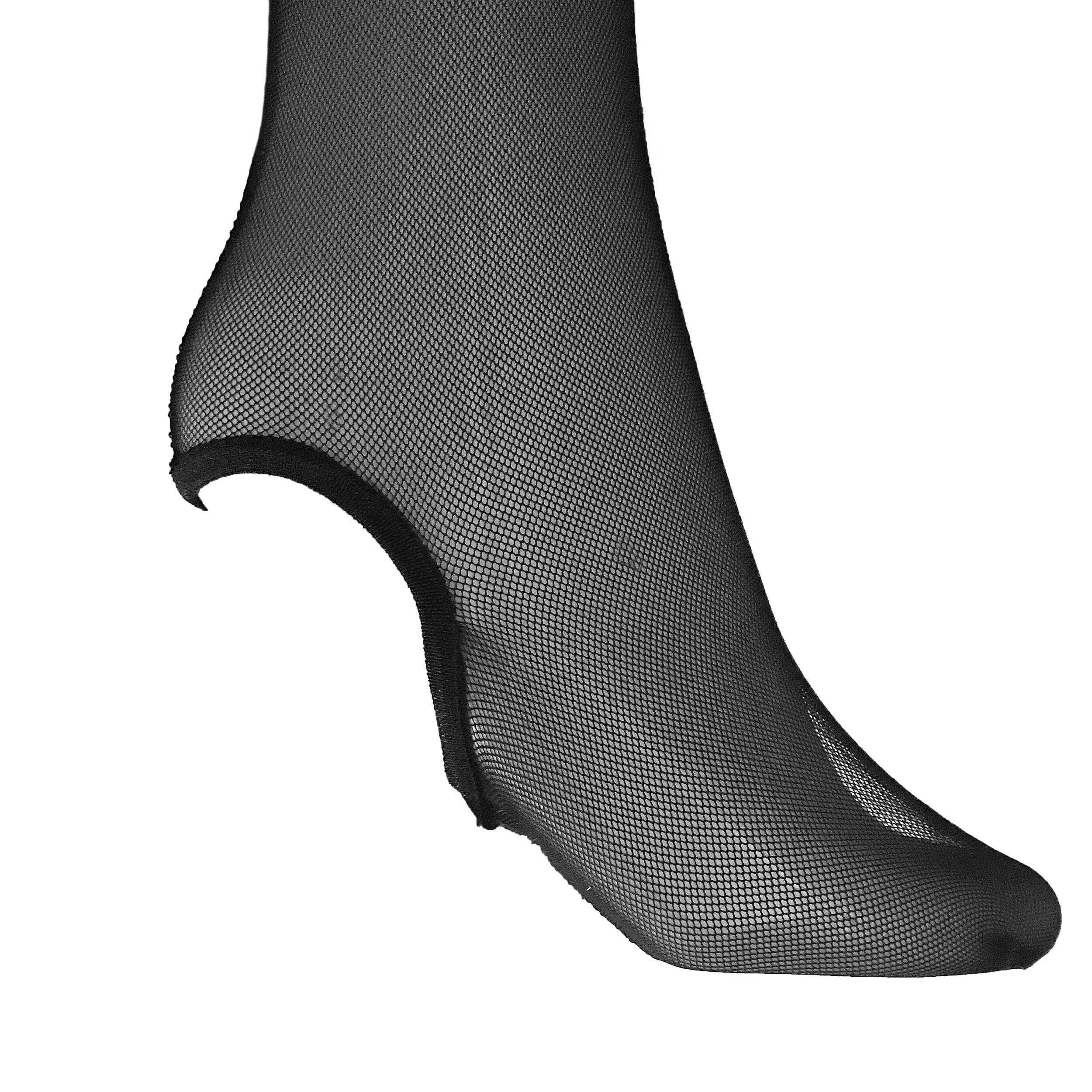 Fishnet Mesh Stockings with Detachable Thigh Garters / Thigh | Etsy