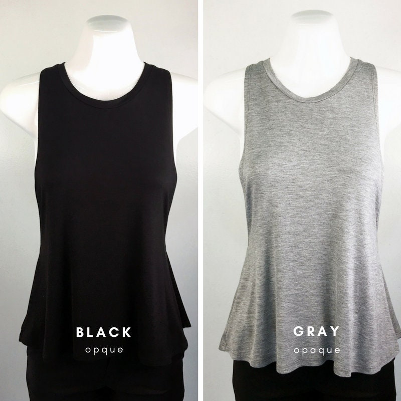 Open Back Workout Tank Top / Low Side Tank / Bralette Tank / - Etsy