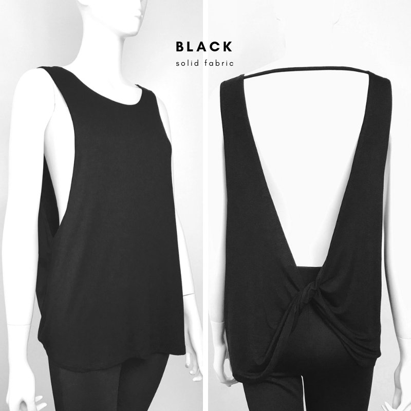 Open Back Tank Top With Twist / Yoga Crossfit Workout Tank / - Etsy UK