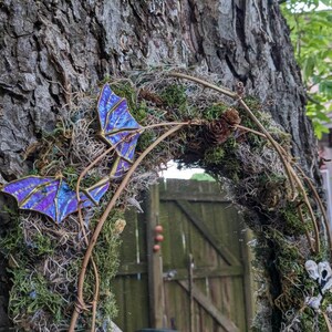 Goblincore Cottagecore Faire Fairy Fae Mirror With Moss Thorny Vine ...