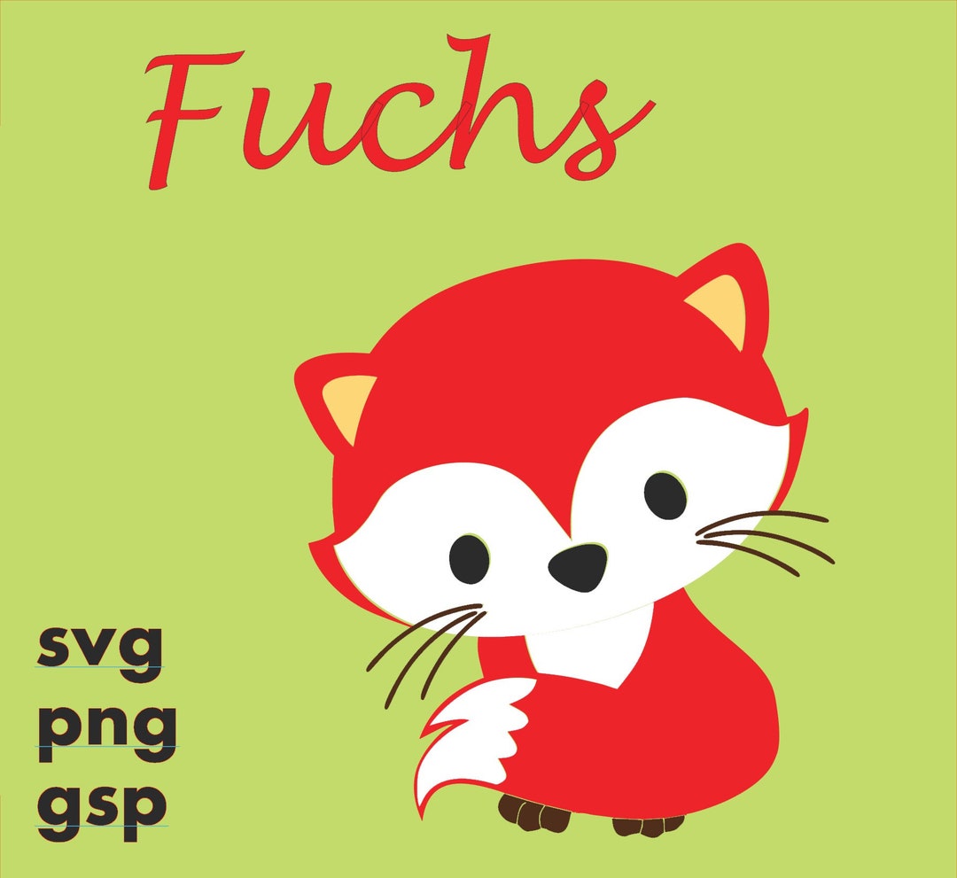 Plotter File Fox Svg Dxf Gsp Png - Etsy