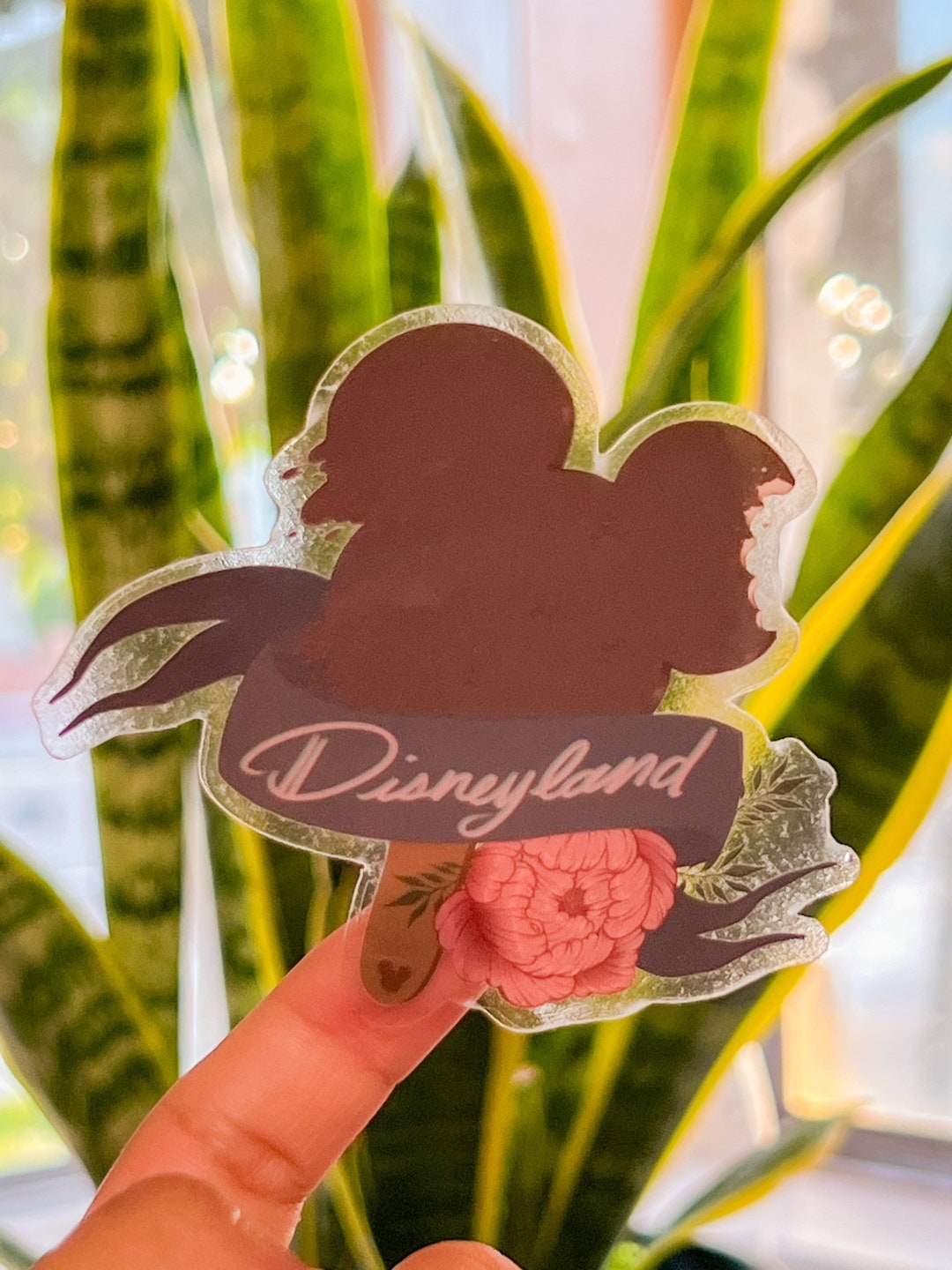 Melting Disney - Clear Vinyl Sticker - Etsy