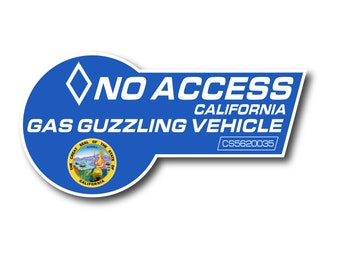 Carpool Access Sticker - Etsy