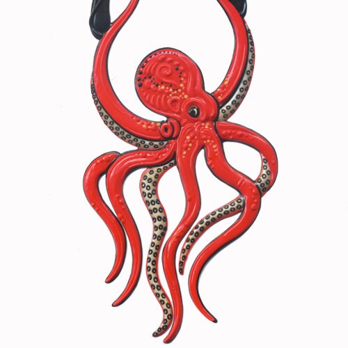 Octolun Latex Necklace large | Etsy