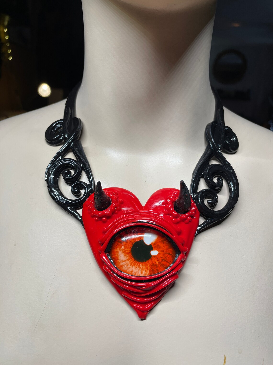 Love Cult latex Necklace any color variety | Etsy