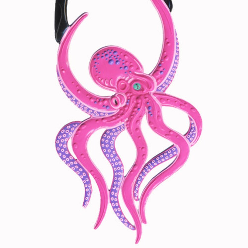 Octolun Latex Necklace large - Etsy