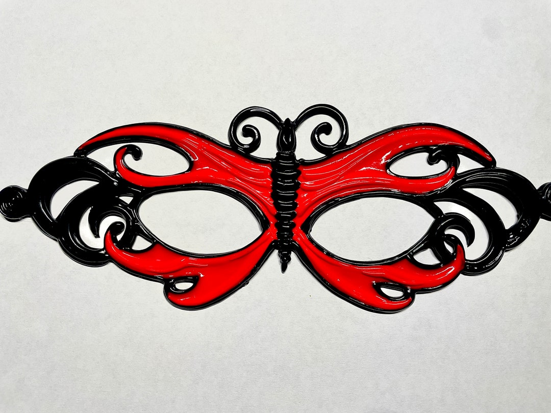 Butta Red Latex Mask - Etsy