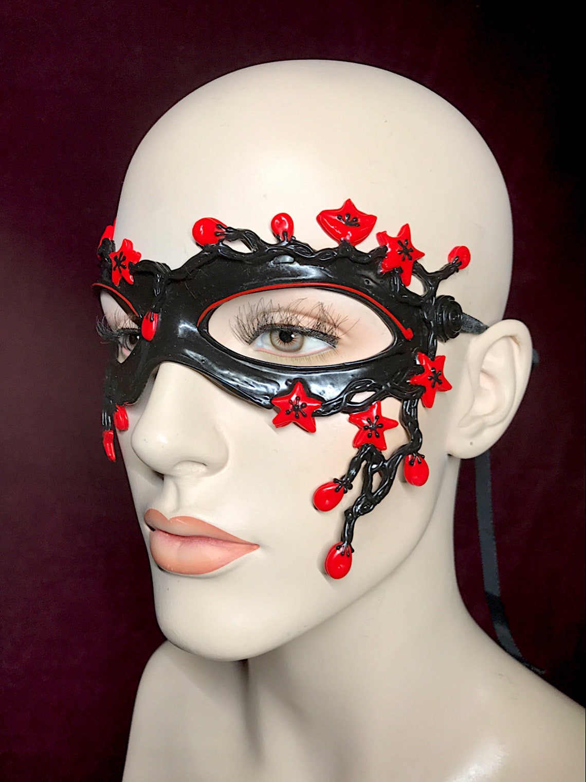 Cherry Blossom Latex Mask - Etsy
