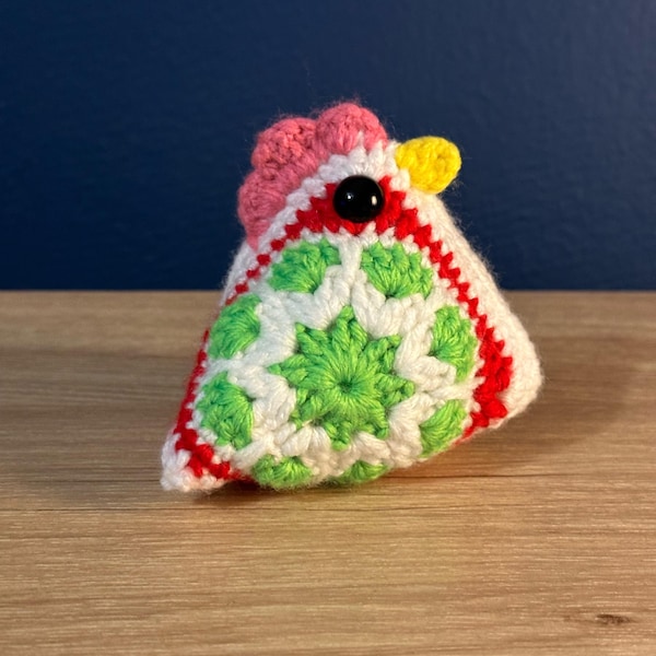 Granny Square Chicken Pattern - Etsy UK