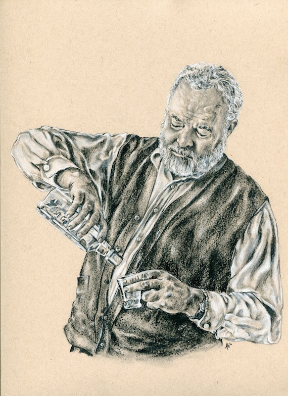 Ernest Hemingway Smoking