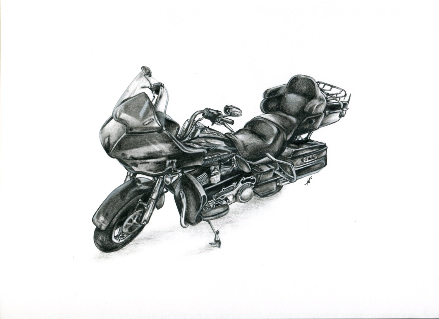 How To Draw A Cool Motorcycle