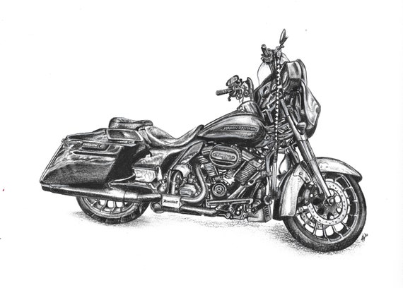 How To Draw A Cool Motorcycle