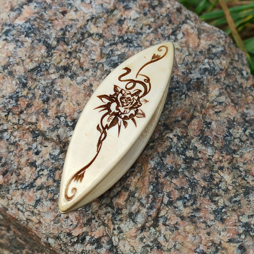 Handmade Shuttle Tatting With Wood Carving Flowers 3D Surface Floral ...