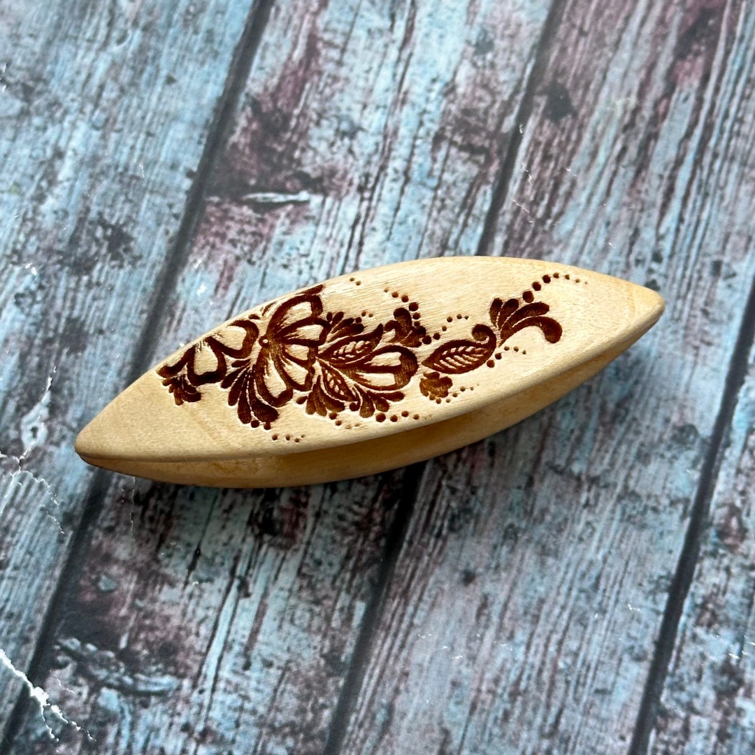 Handmade Shuttle Tatting With Wood Carving Flowers 3D Surface Floral ...