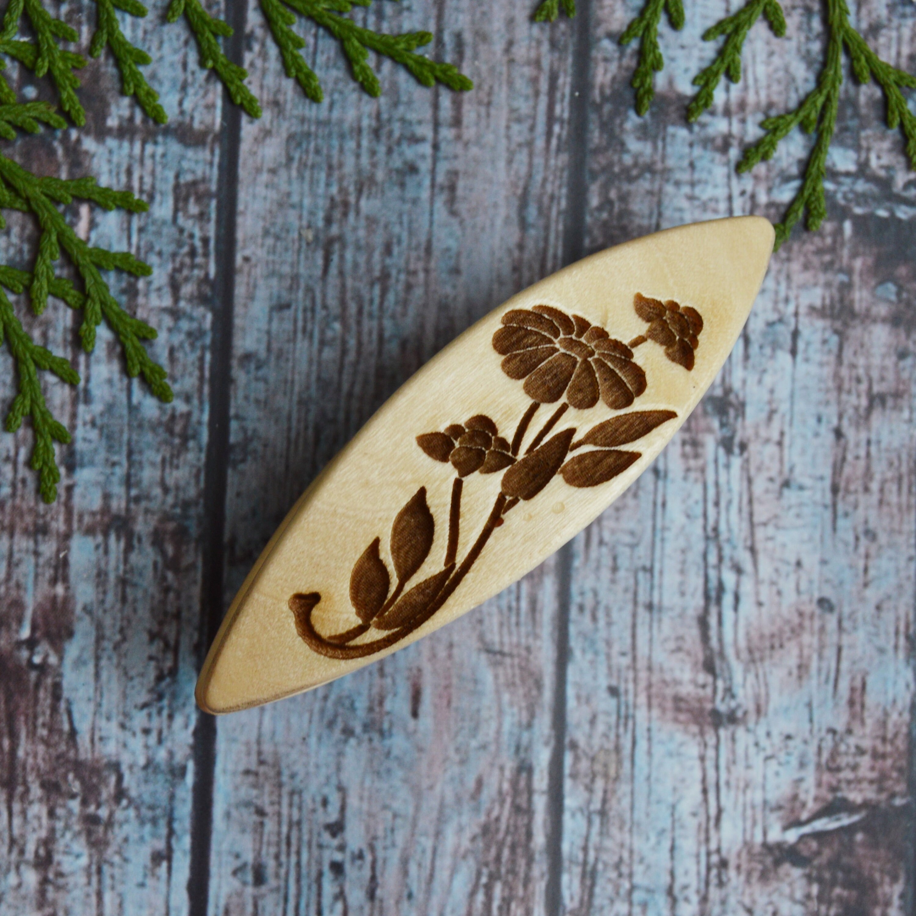 Handmade Shuttle Tatting With Wood Carving Flowers 3D Surface Floral ...